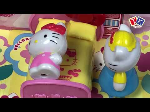 Hello Kitty Home Fuinish Set ABC Song Toys Kids Play Open Box PT.2