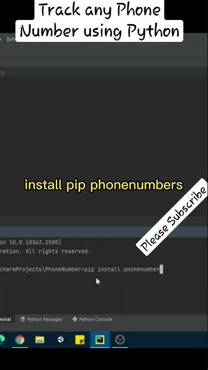 Track any Phone Number using Python #python #shorts #abelo #coding #javascript #html - YouTube