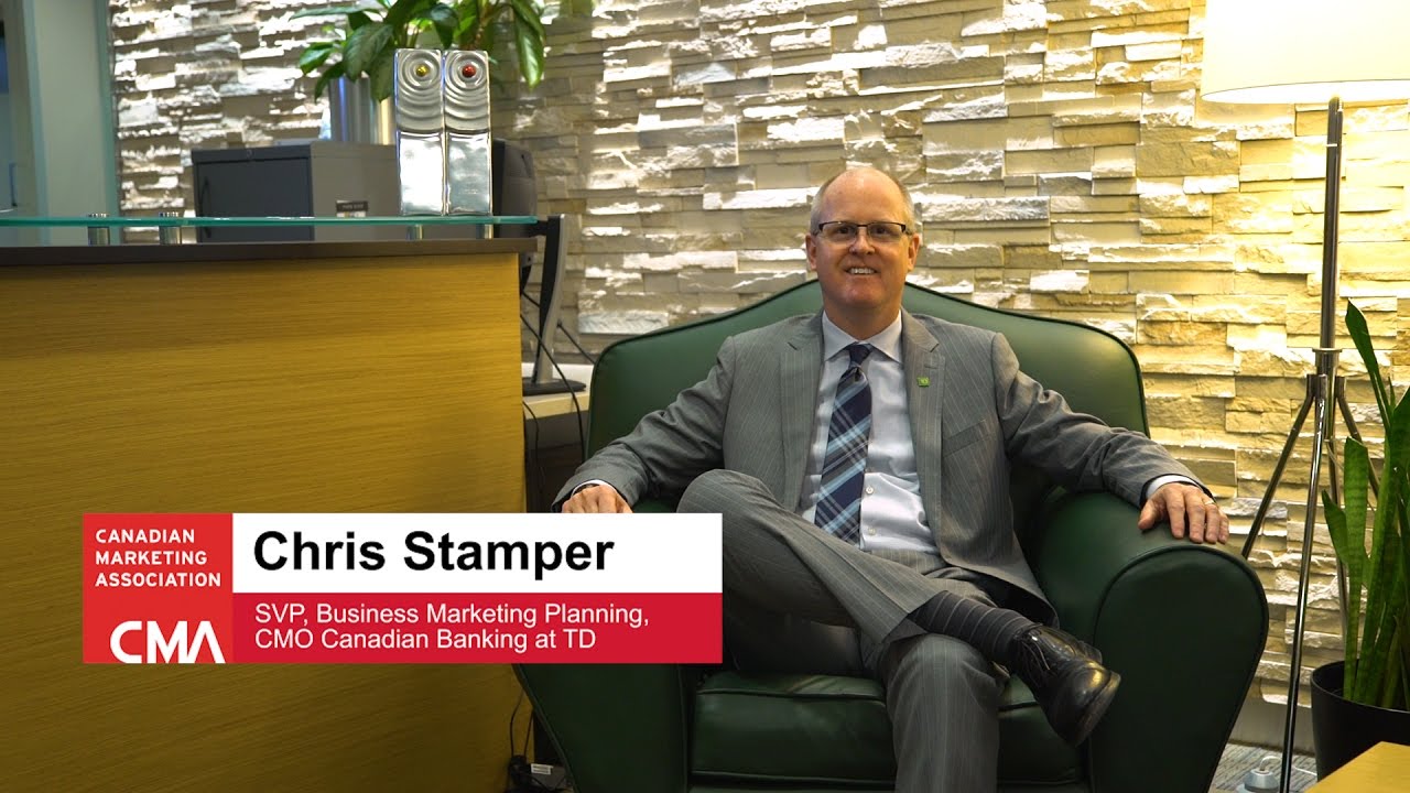 TD Bank, SVP & CMO, Chris Stamper: C-Suite Talks Marketing - YouTube