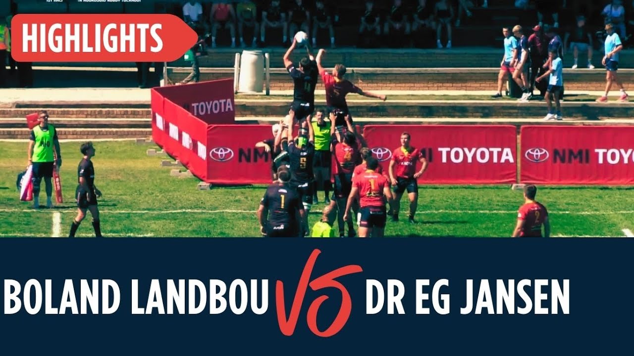 Rugby - Boland Landbou vs DR. EG Jansen - North South Rugby Tournament ...