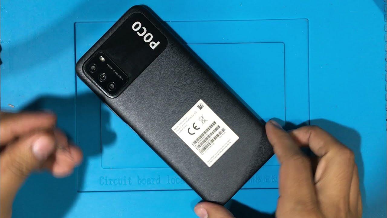 Abrir Xiaomi Poco M3 M2010J19CG | disassemble Xiaomi poco m3 easy - YouTube