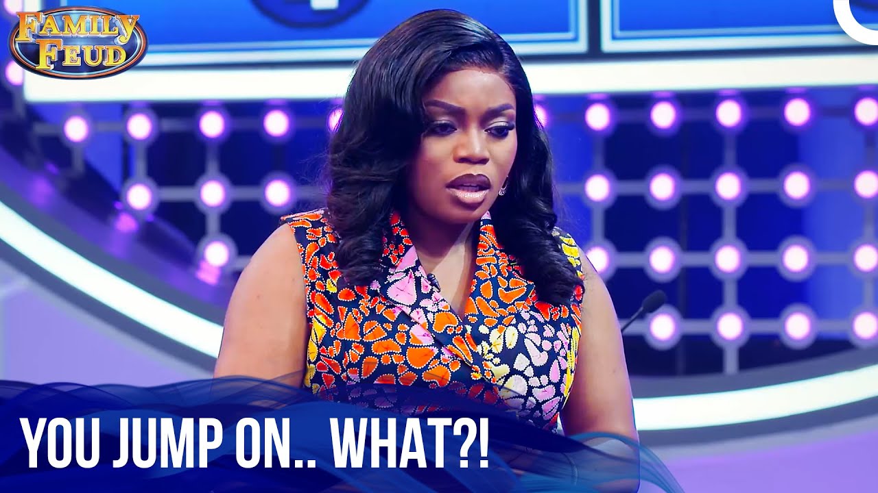 Name Something People Jump On | Family Feud Nigeria - YouTube