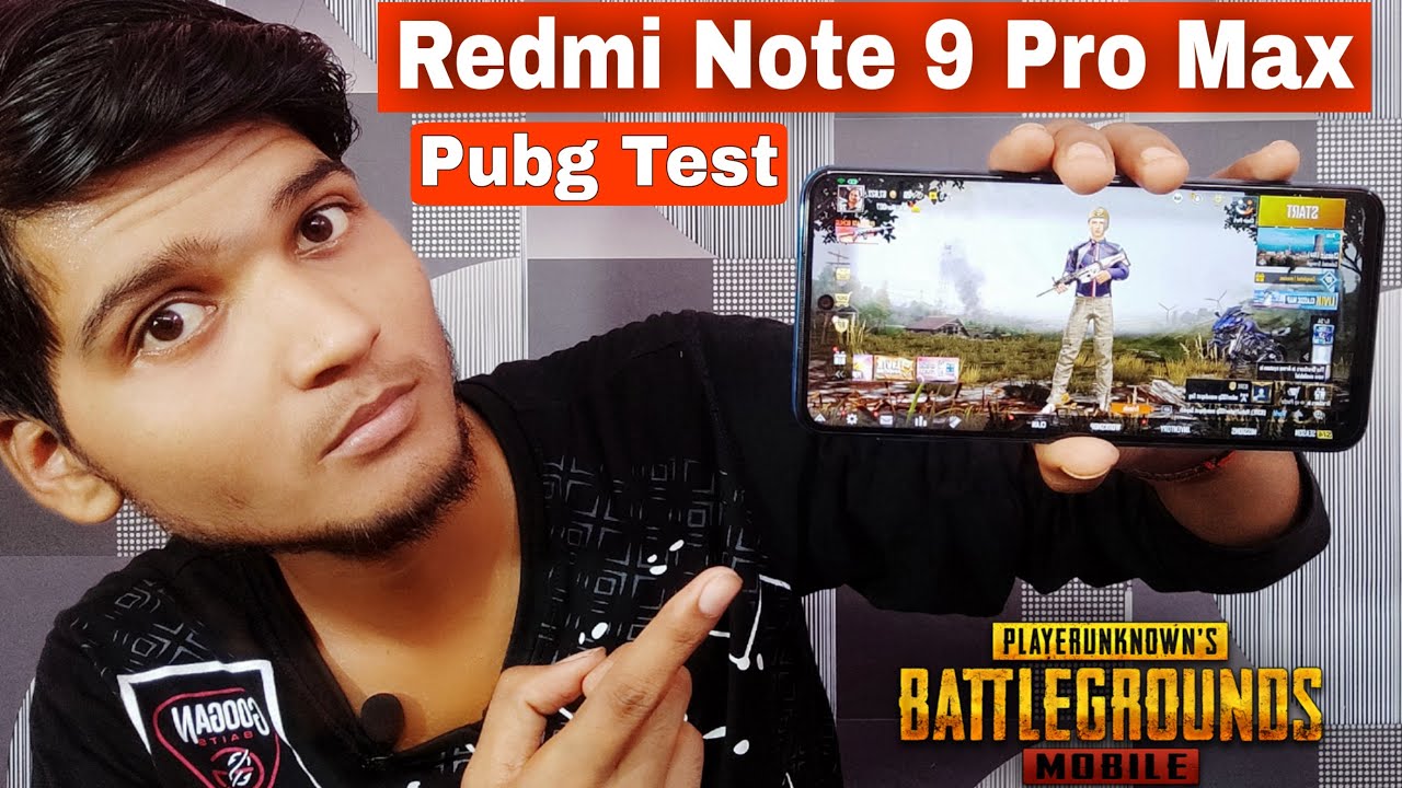 Redmi Note 9 Pro Max PUBG Test CPU, GPU, FPS Test, 60 FPS Gaming😱 - YouTube