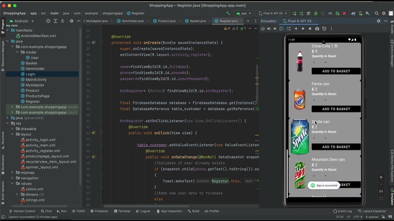 Andorid App - 21495245 - YouTube