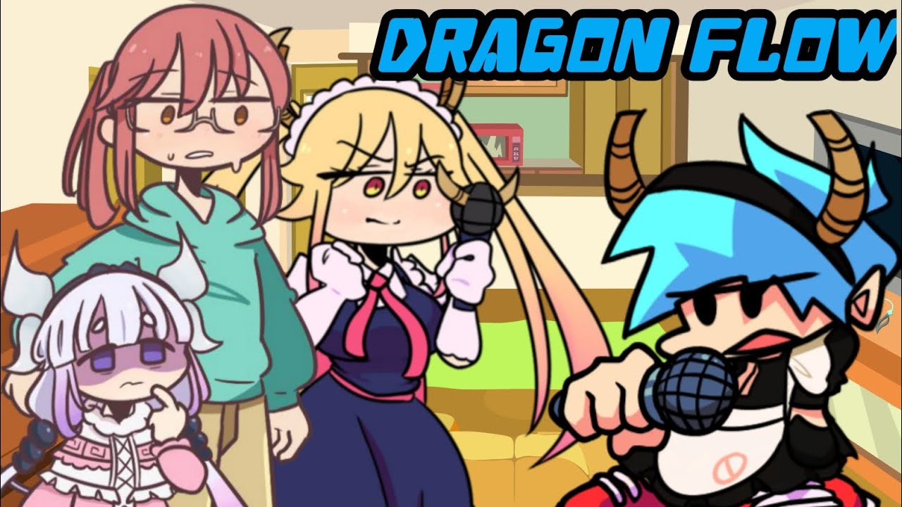 Dragon Flow, FNF Dragon Maid DEMO (Tooru VS Boyfriend) Mod Folder Android Port - YouTube