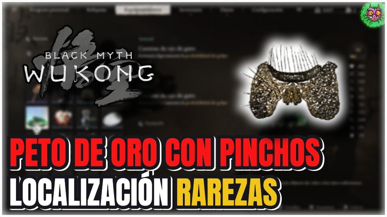 LOCALIZACIÓN PETO DE ORO CON PINCHOS | RAREZAS | 💯Black Myth: Wukong🏆 ...