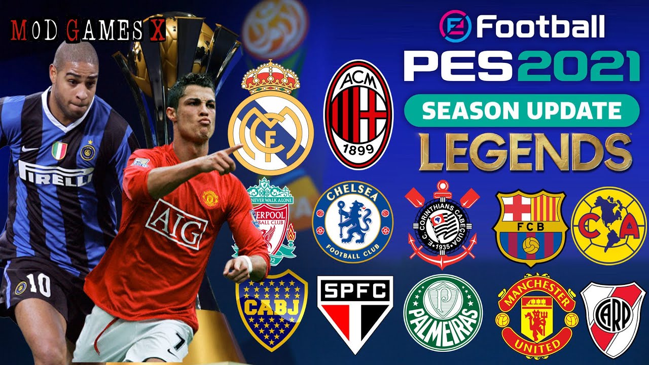 🔴 🎮 LIVE PES 21 - Patch Legends Mod Games X 5.0 PC "Gameplay" - YouTube