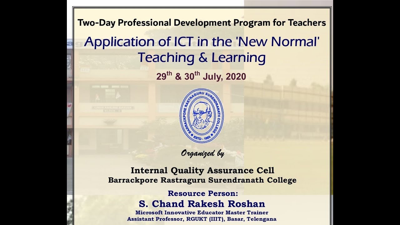 Application of ICT in the 'New Normal' Teaching & Learning - Day 1 ...