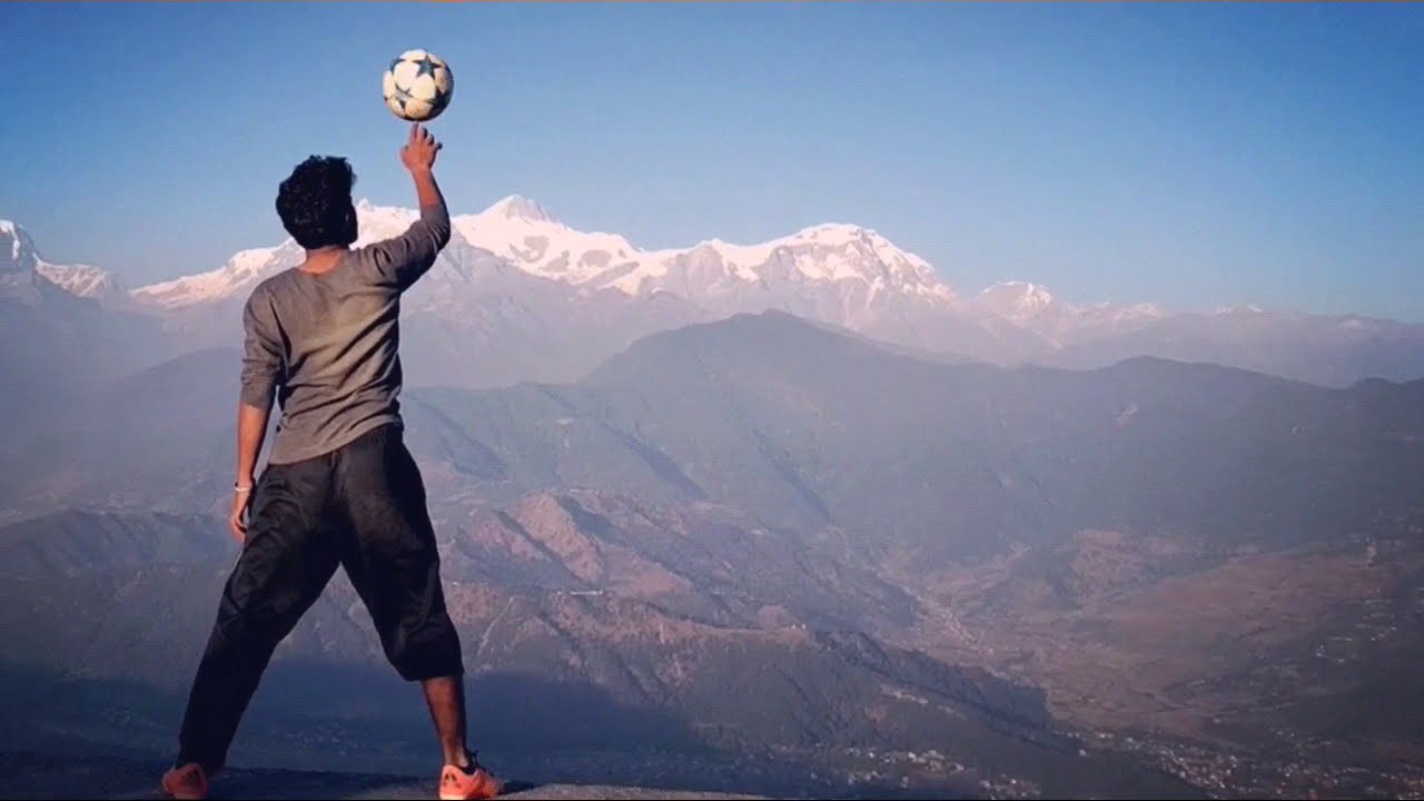 Tejas Football - Solo Football Journey to Nepal. (Phone Documentary ...