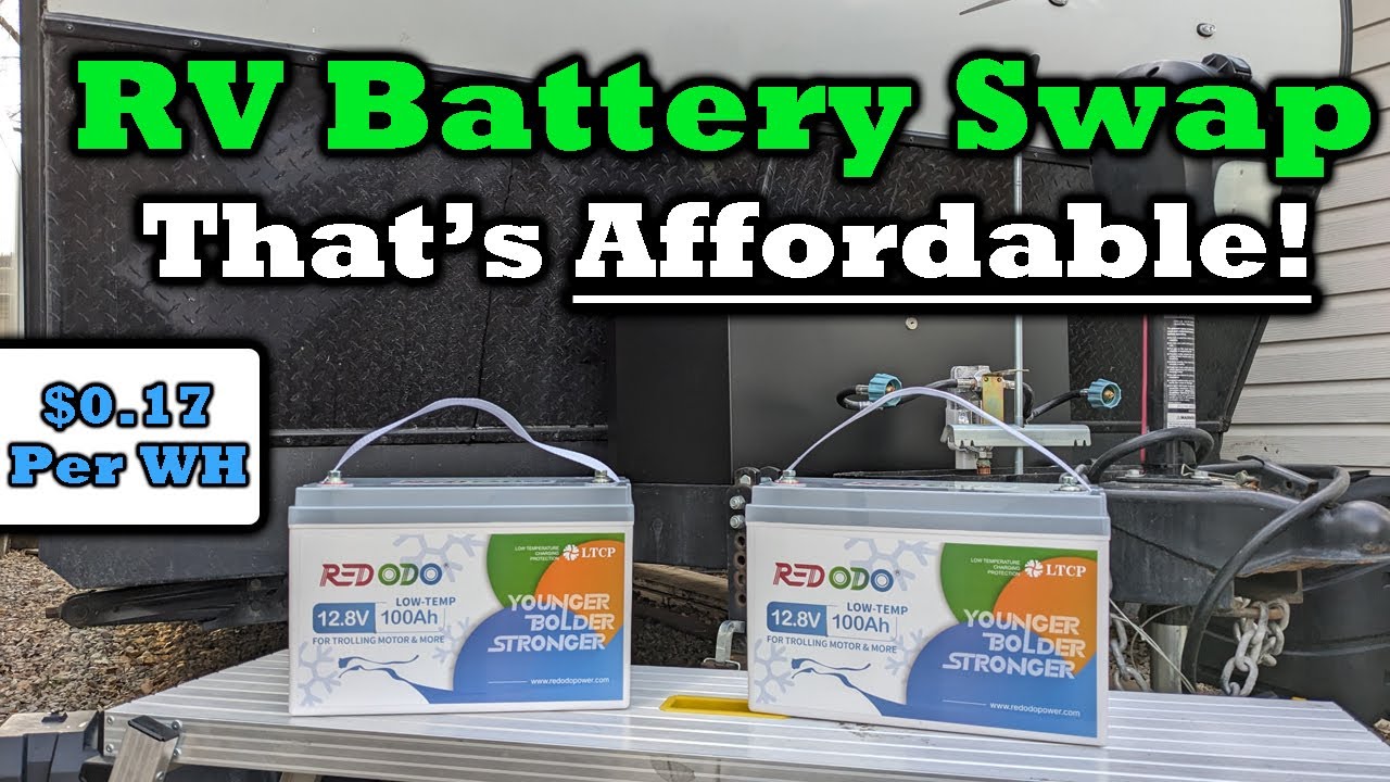 Swap Out LEAD ACID for LFP in Your RV! It's Simple! - Redodo 100ah 12v ...