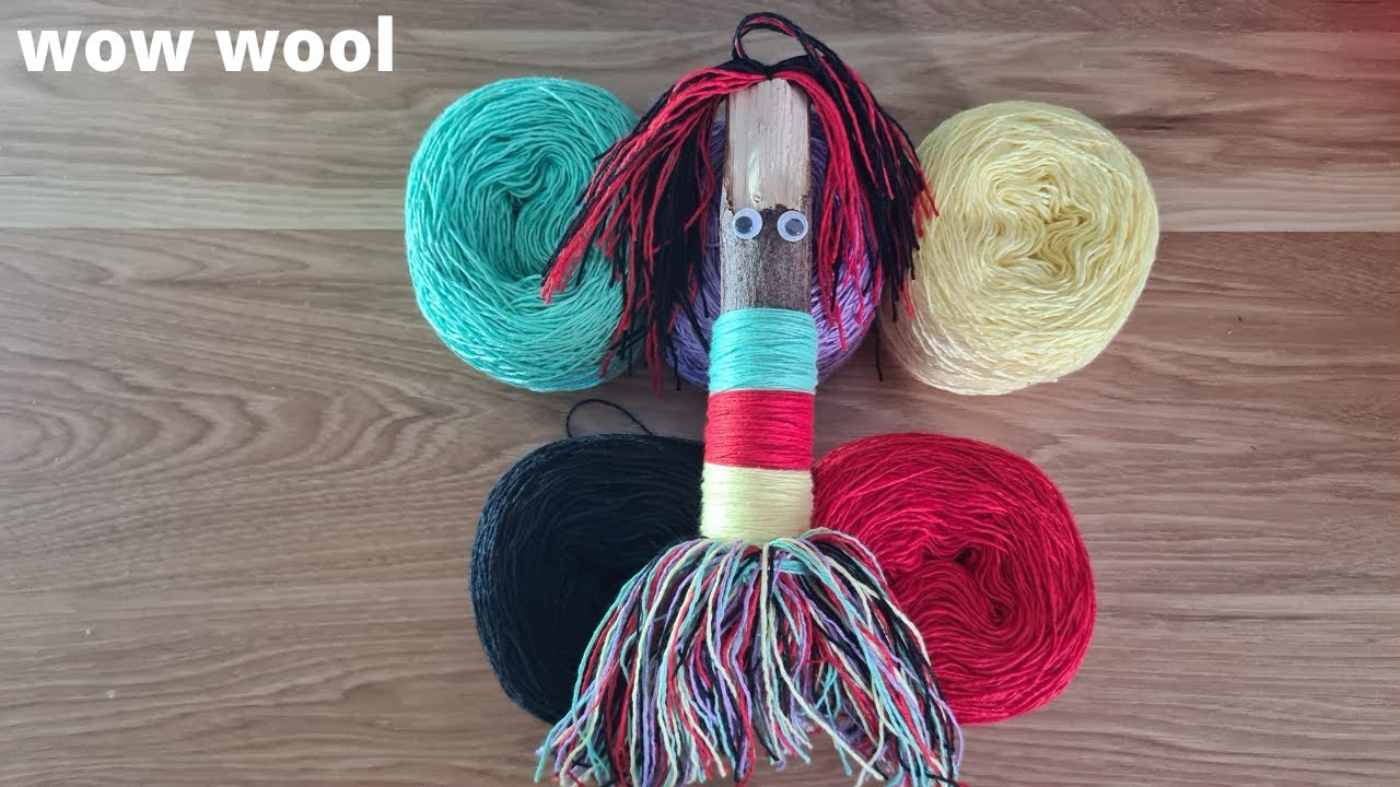 Wow Wool - Make Cute Stick People - Amazing Crafts Ideas With Woolen ...