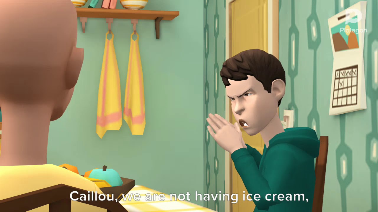 Caillou - I want ice cream (Plotagon version 2) - YouTube