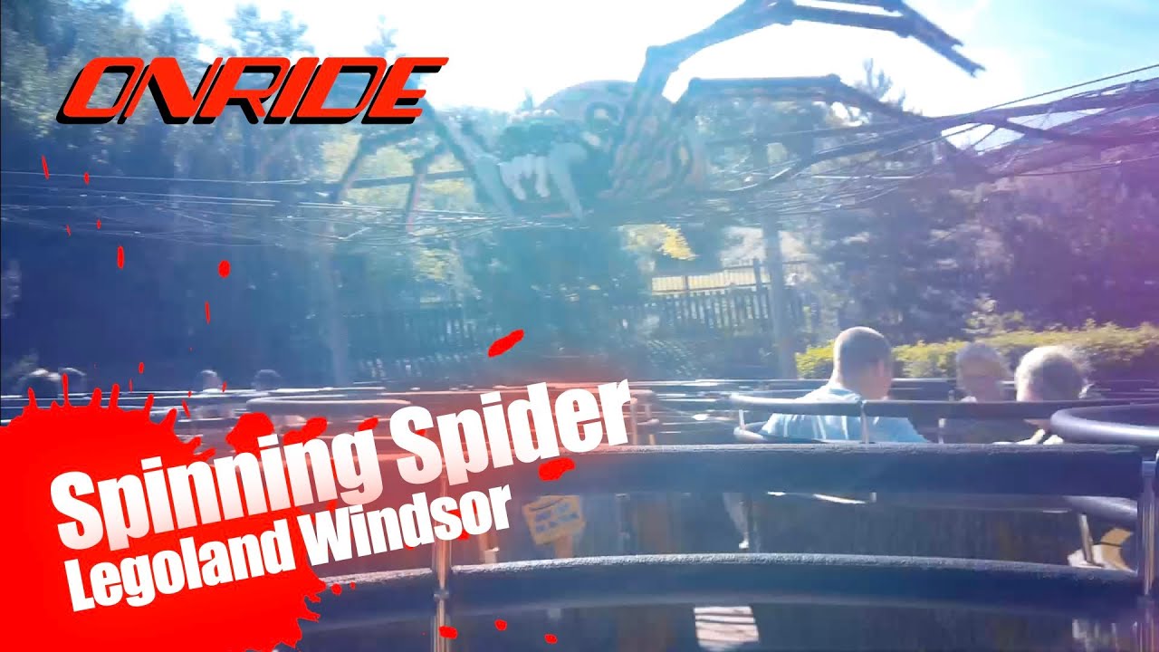 Spinning Spider (Onride) - Legoland Windsor - YouTube