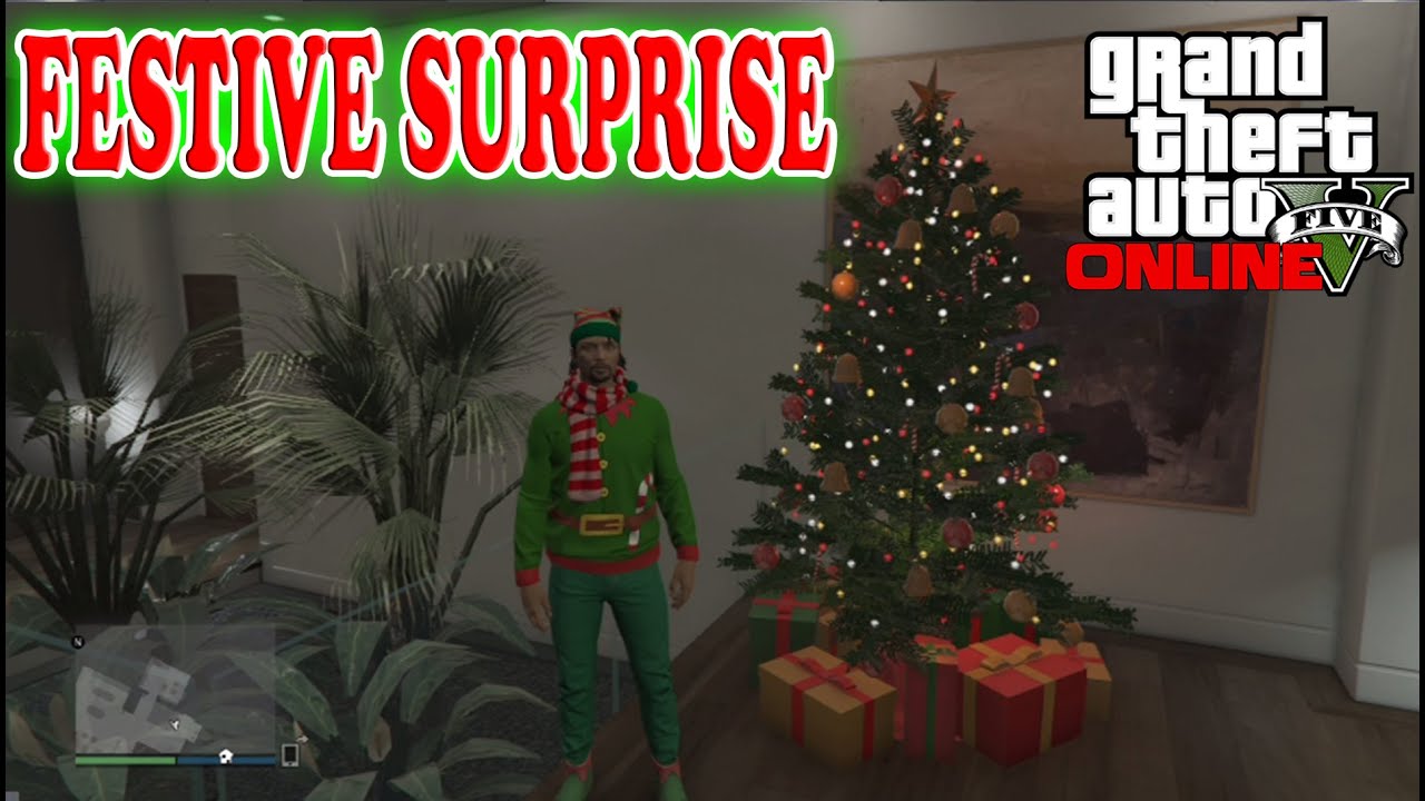 GTA 5 Festive Surprise DLC - *NEW* Christmas Tree + Own 3 Apartments ...