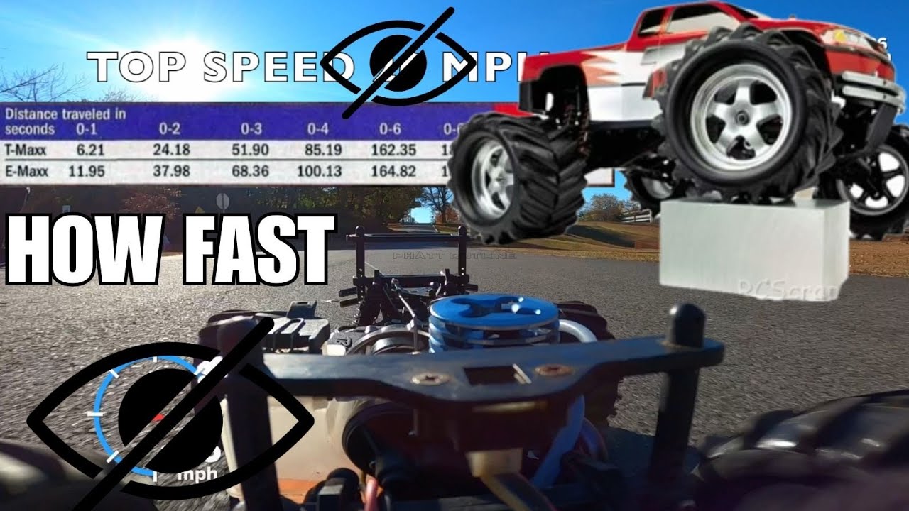 Traxxas T-maxx - 25 Year Old - How Much Speed Does it have left? GPS ...