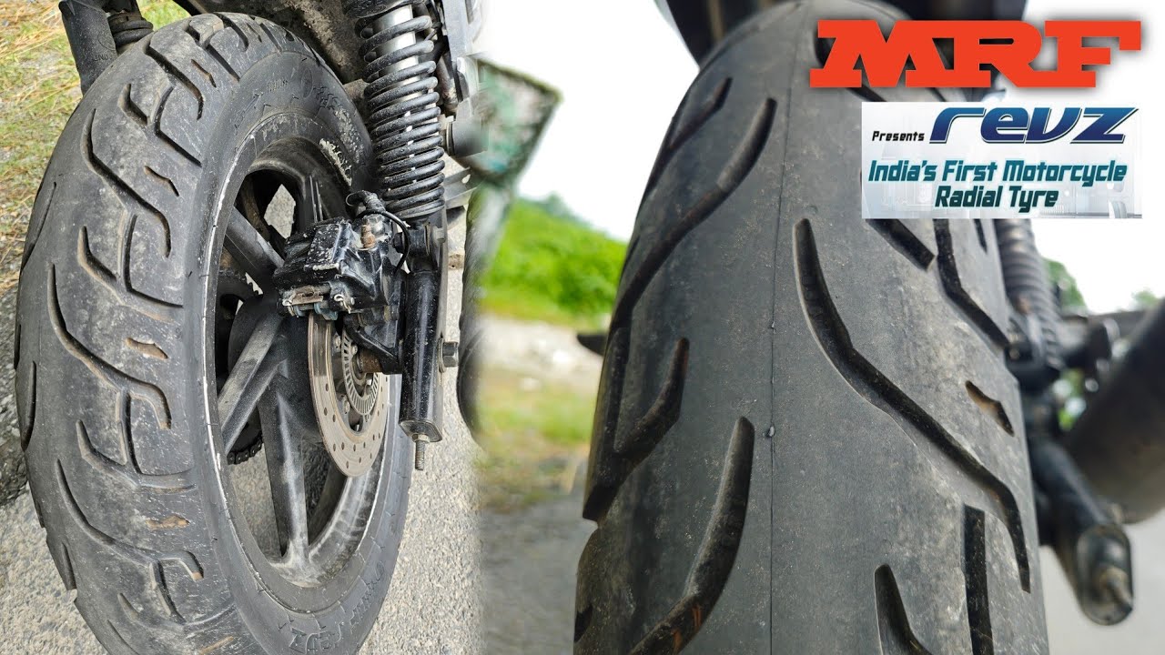 MRF Revz 120/80 r17 Tyre Review | Radial Tyre - YouTube