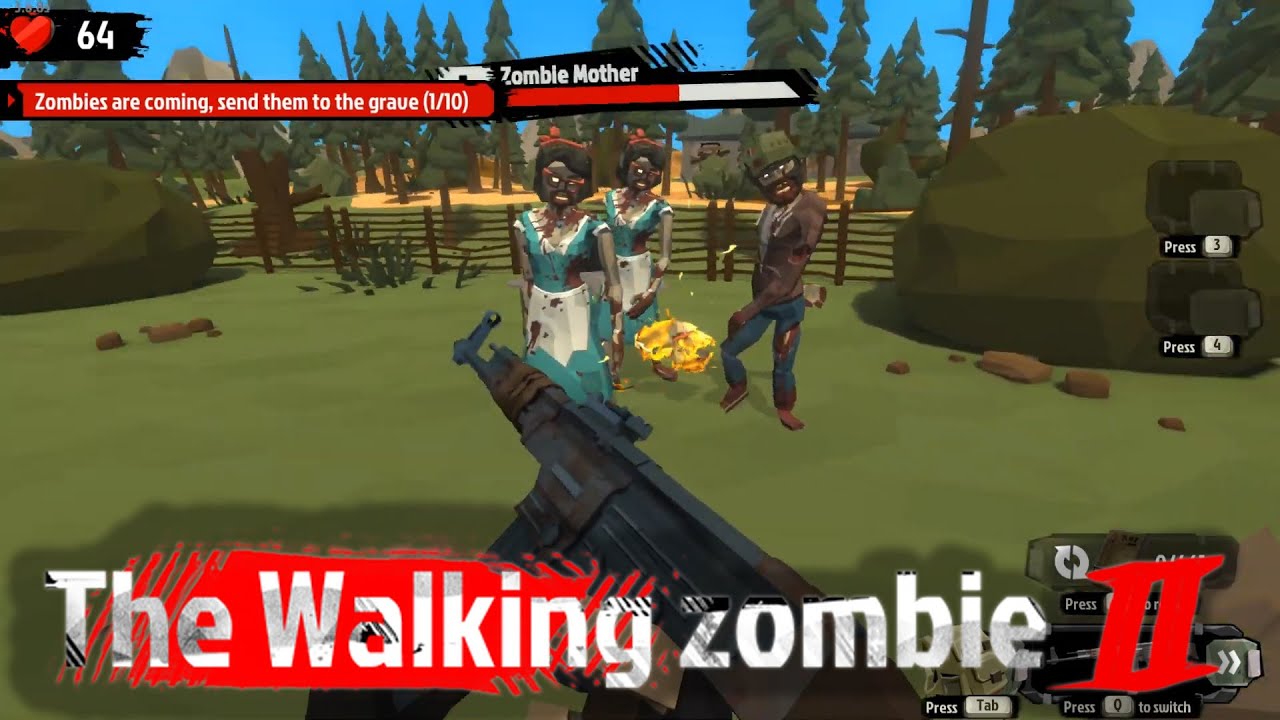 Fix the Fence in the Shooting Range | Let's Play - Walking Zombie 2 ...