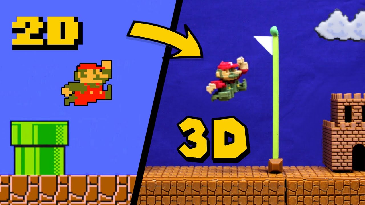 I Recreated Super Mario Bros With 3D Printing! - YouTube