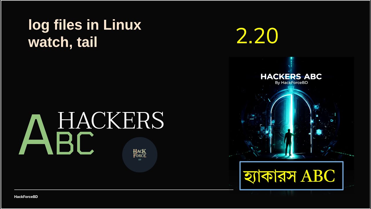 Hackers ABC_2.20 | monitoring log files, watch, tail - YouTube