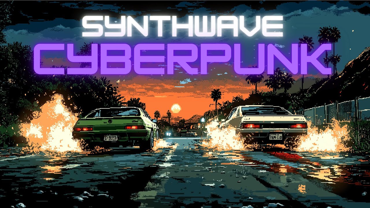 Synthwave Cyberpunk Mixtape | BACK TO DA ROAD - YouTube