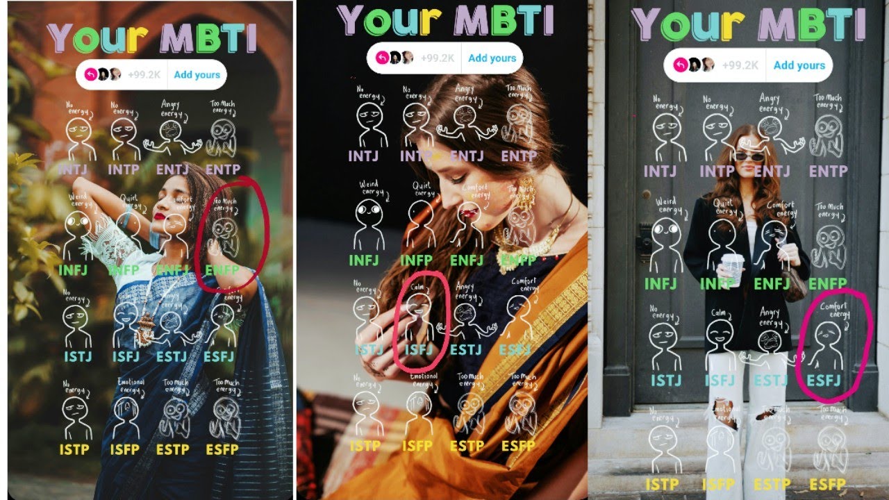 YOUR MBTI add yours story template | trending add yours | - YouTube