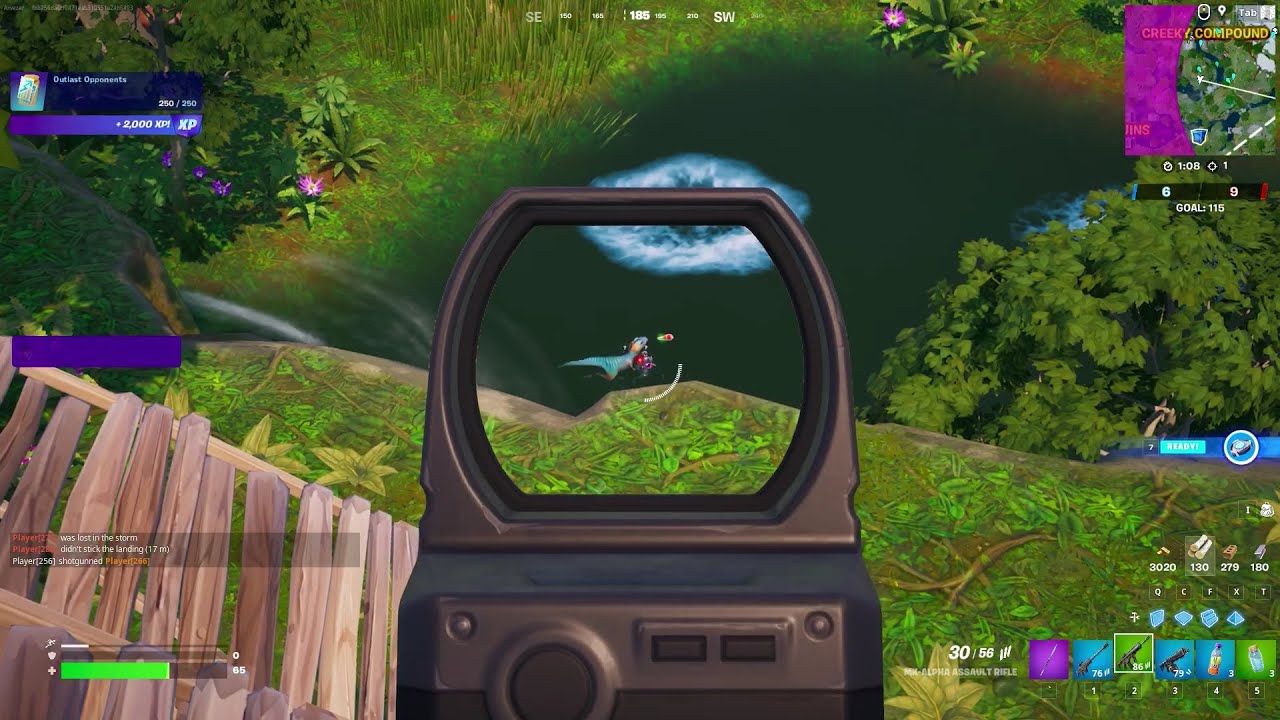 MK Alpha Assault Rifle Gameplay Gameplay Team Rumble - Fortnite - YouTube