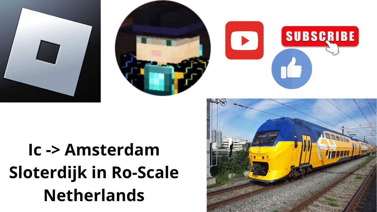Rijden als Ic naar Amsterdam Sloterdijk - JBUILDER_BUILD - RO-SCALE NETHERLANDS - YouTube