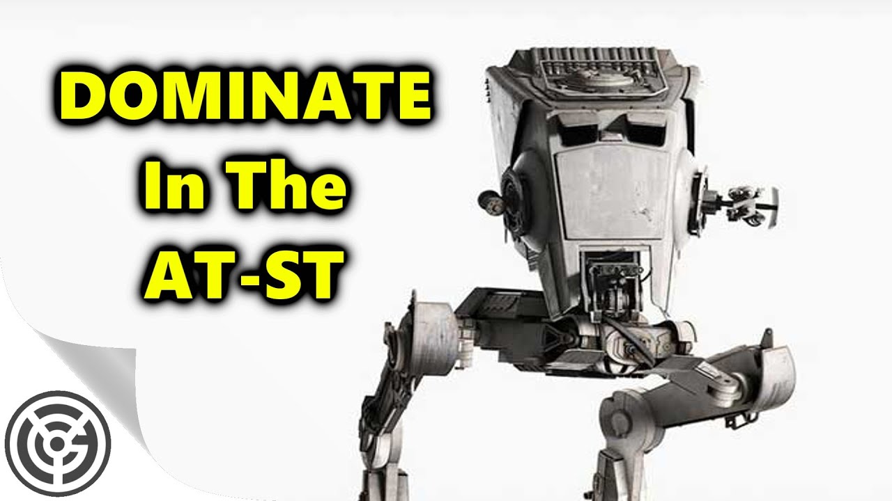 How To DOMINATE In The AT ST | Star Wars Battlefront - YouTube