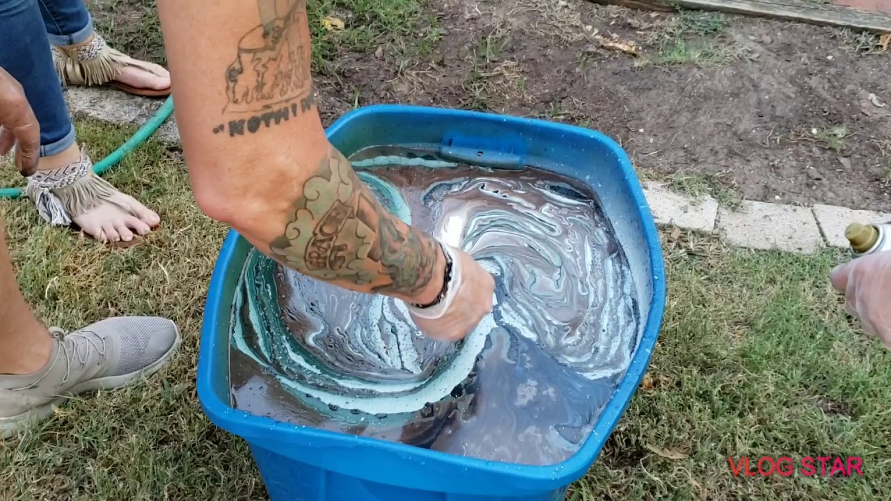 Hydro dipped Alligator gar skull - YouTube