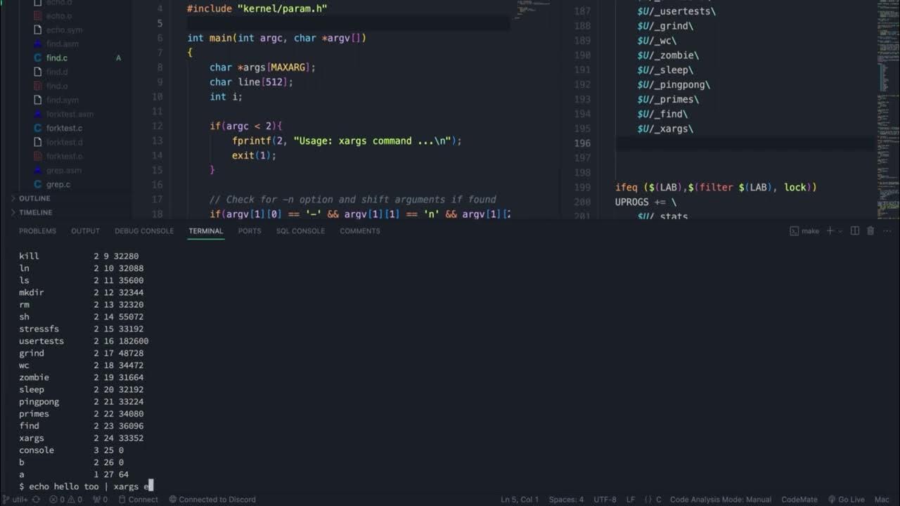 Operating System HCMUS | DEMO PROJECT 01 (Intro xv6) - YouTube