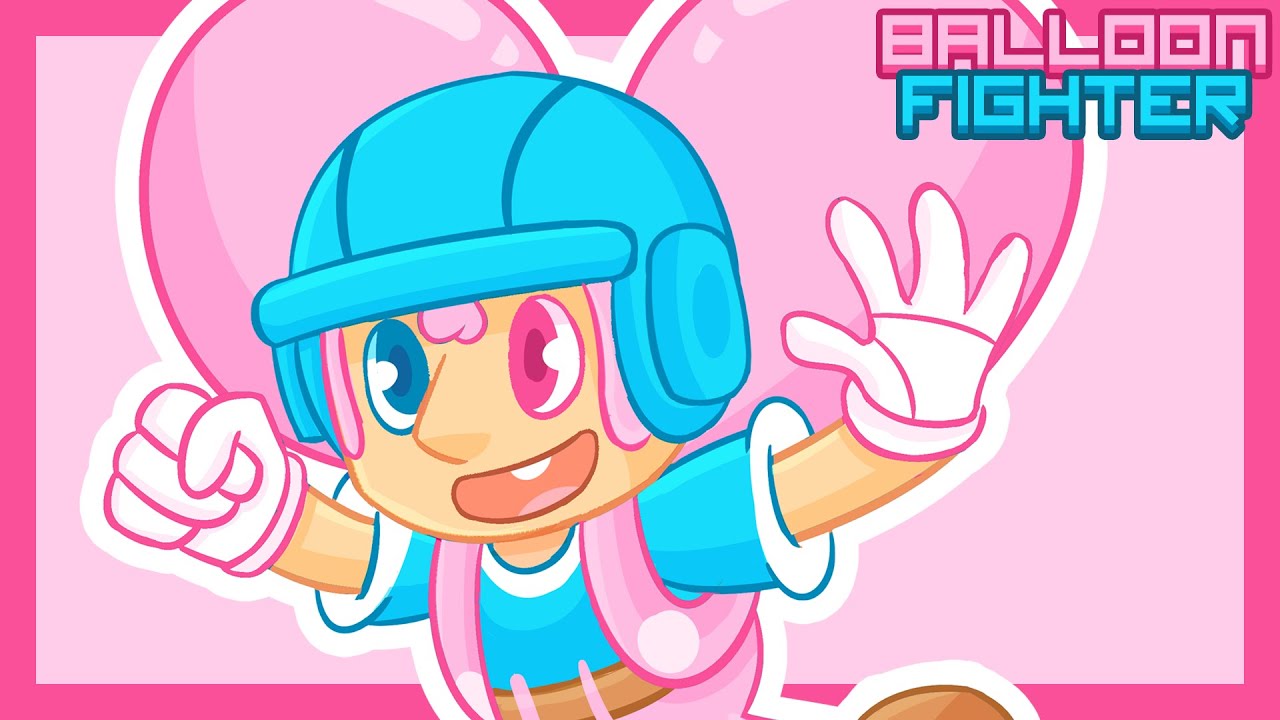 SpeedART - Balloon Fighter! (Balloon Fight) - YouTube
