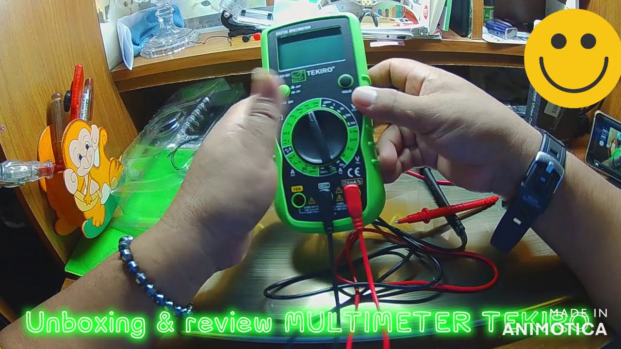 UNBOXING & REVIEW MULTIMETER TEKIRO - YouTube