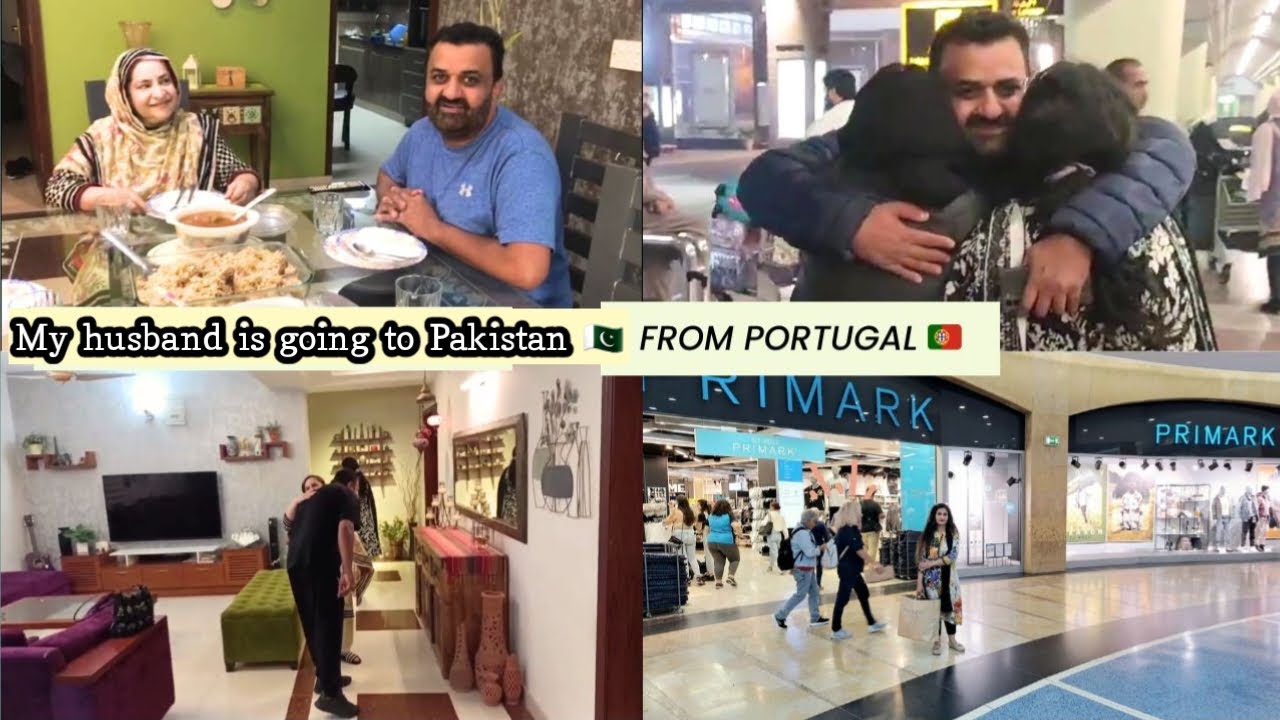 Going to Pakistan 🇵🇰 | Portugal 🇵🇹 to Pakistan | Primark haul | Family ...
