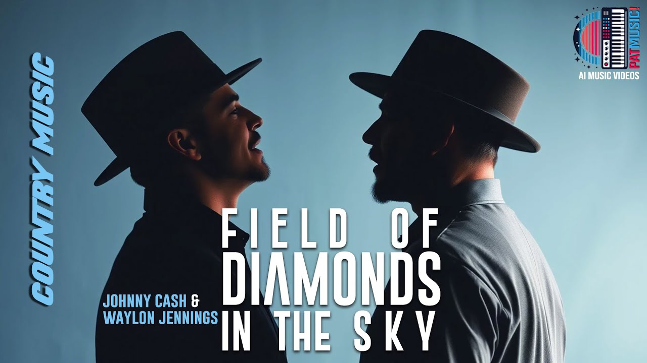 JOHNNY CASH & WAYLON JENNINGS -- FIELD OF DIAMONDS #aimusicvideo # ...