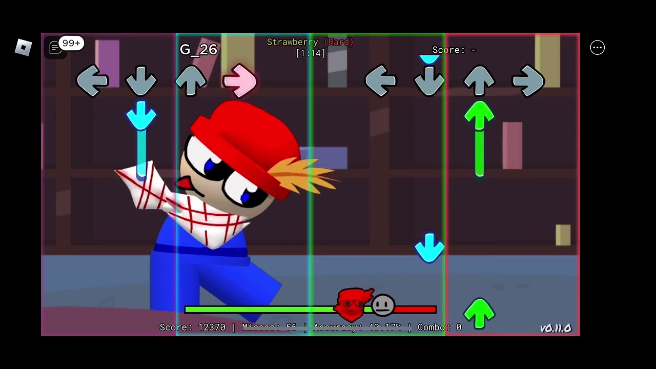 Strawberry fnf (Dave and Bambi) - YouTube