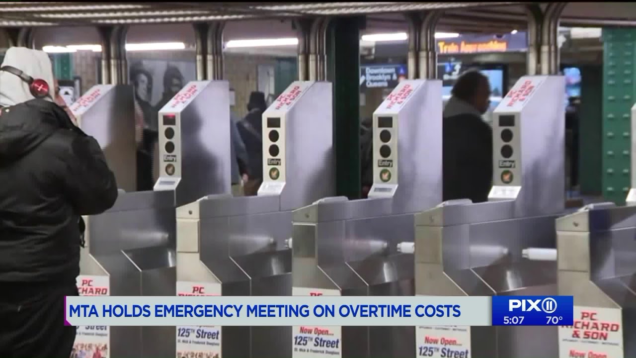 MTA holds emergency meeting on overtime costs - YouTube
