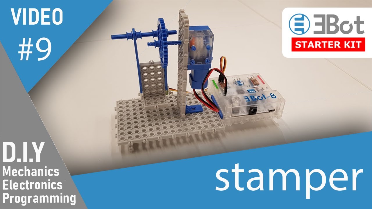 EBOT starter kit projects | 9 - stamper - YouTube