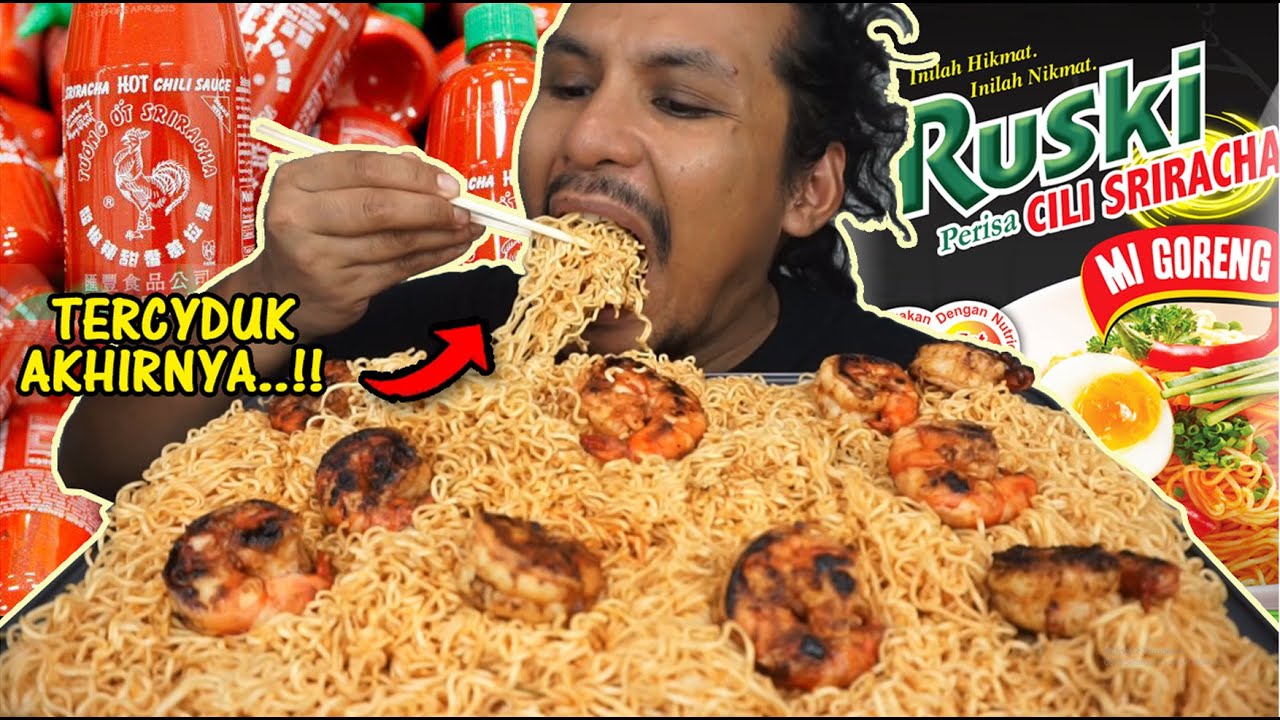 tolong dengar kekecewaan aku tentang MI RUSKI GORENG SRIRACHA ni ...