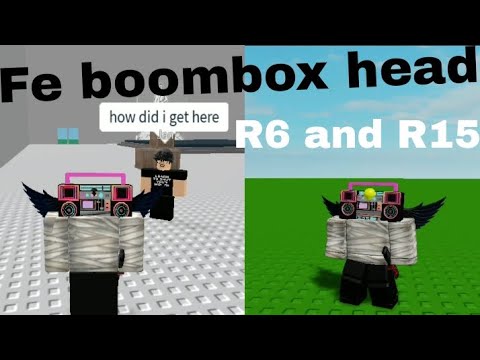 Roblox Fe Script Showcase | boombox head R6 and R15 | Fluxus and Hydrogen and Delta - YouTube