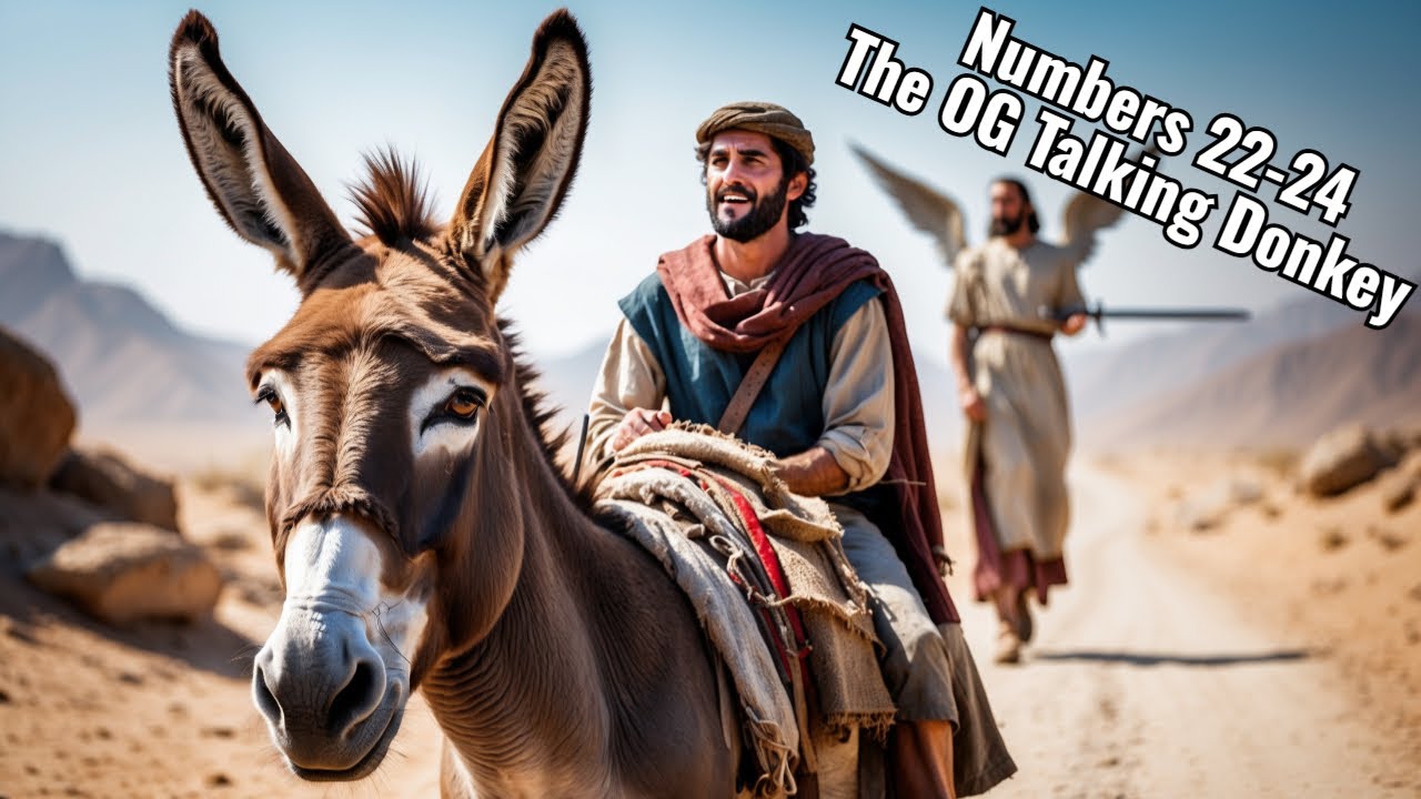 Numbers 22-24 - The Hilarious Story Of Balaam And His Talking Donkey ...