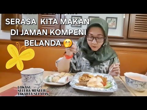 SELERA MENEER SERASA MAKAN DI JAMAN KOMPENI BELANDA - YouTube