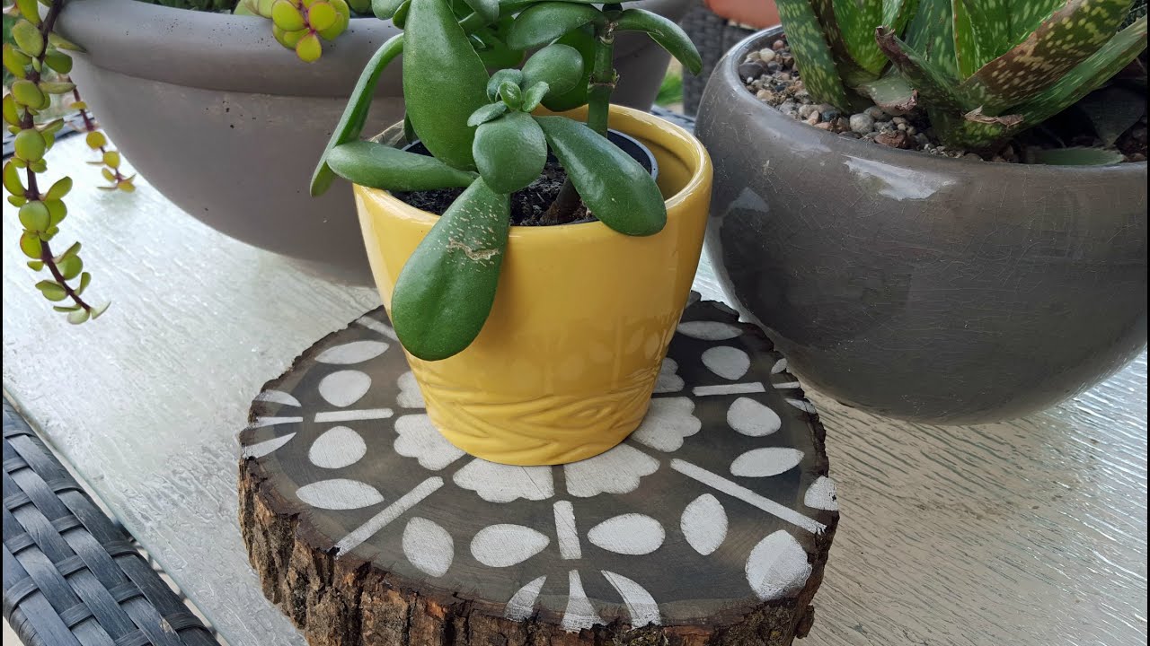 Tutorial: Rustic Plant Stand #craftCOLLAB - YouTube