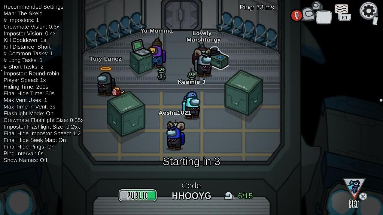 Among Us with the crew "New mode Hide & Seek" - YouTube