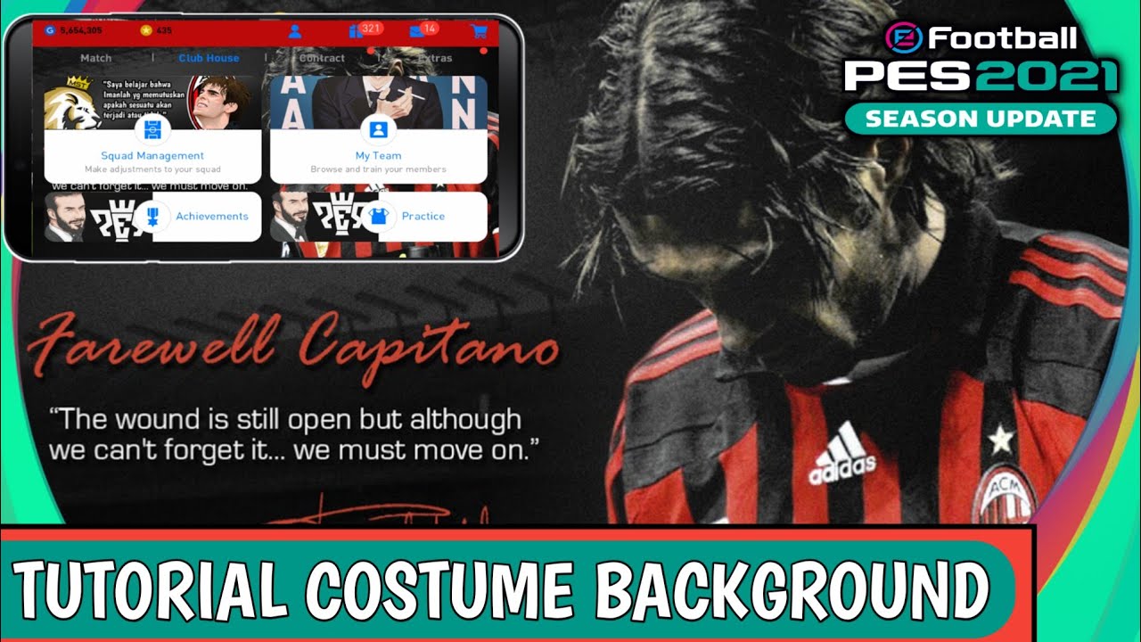 Tutorial Ganti Background Utama PES 2021 Mobile - YouTube