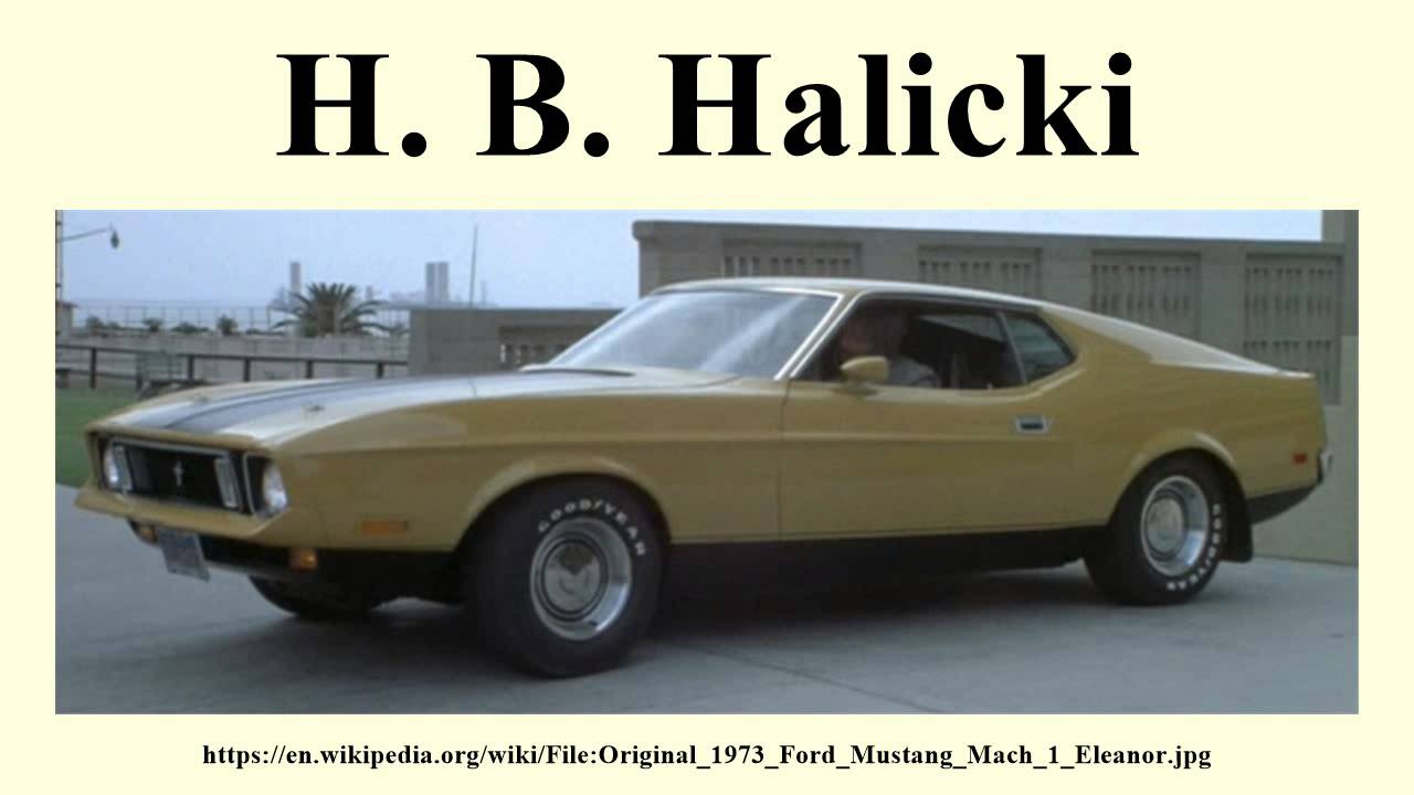 H. B. Halicki - YouTube