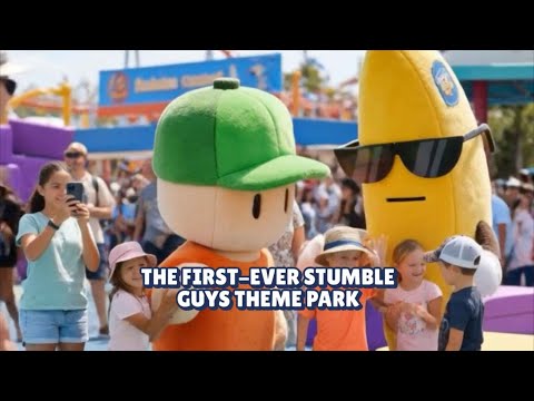 We’re opening the first-ever Stumble Guys Theme Park🎢🎡🛝