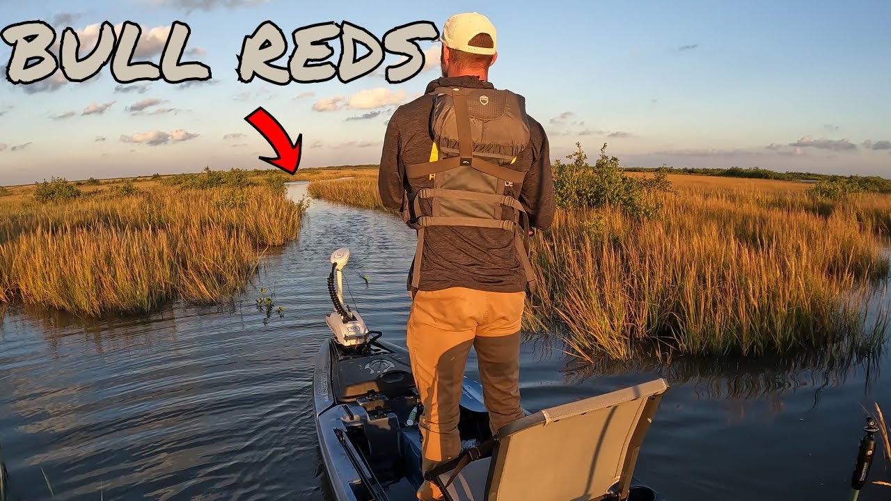 Louisiana Canals Are LOADED With Bull Reds - Day 2 - YouTube