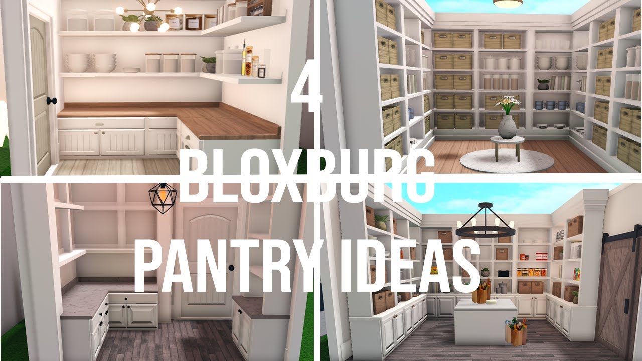 4 Bloxburg Pantry Ideas | Welcome To Bloxburg | - YouTube