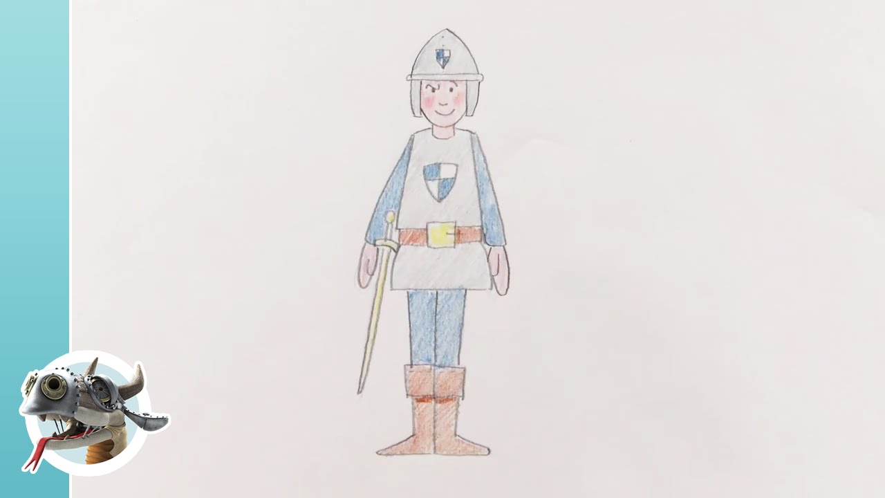 Flin & Flo: tekenen - Ridder - YouTube