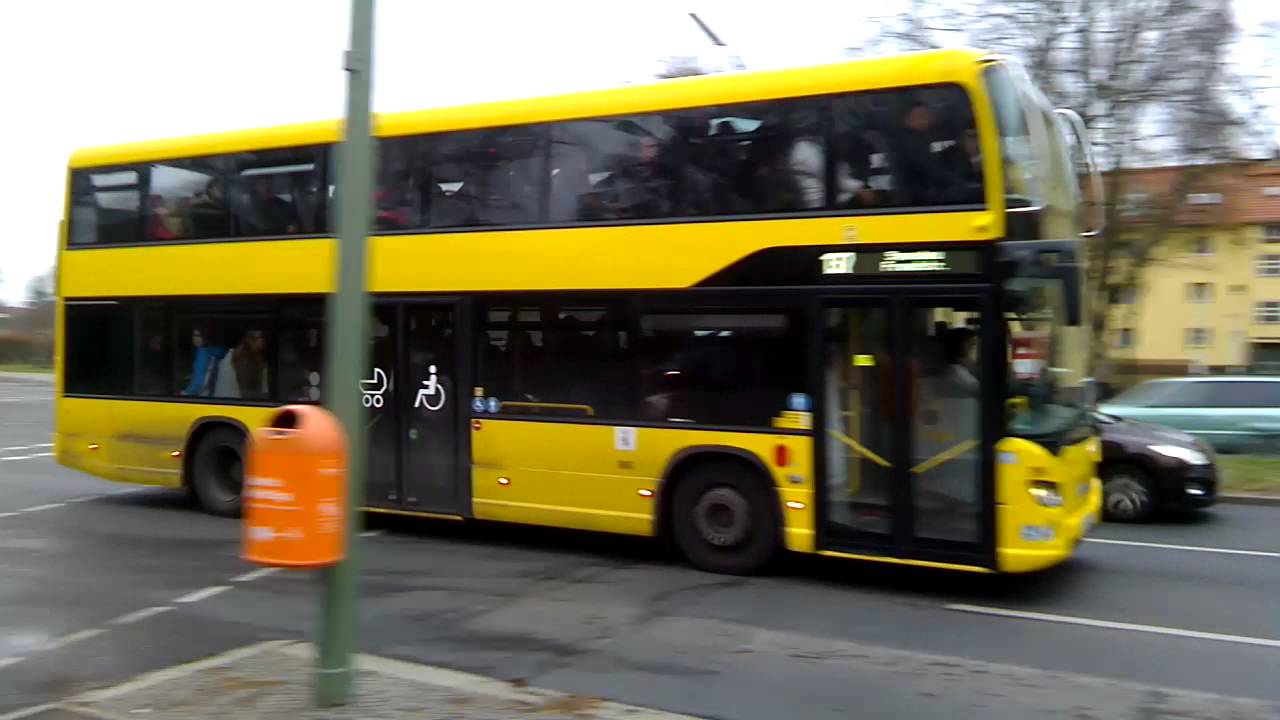 Neuer Scania DD Doppeldecker Bus BVG 137 Falkenseer Chaussee Spandau ...